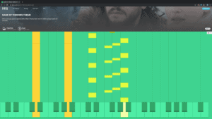 Pianu.com - Learning by Playing - Open Sheet Music Display