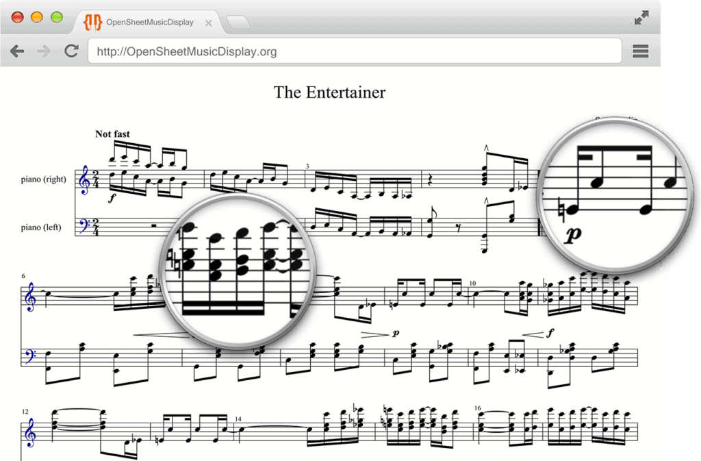 About - Open Sheet Music Display